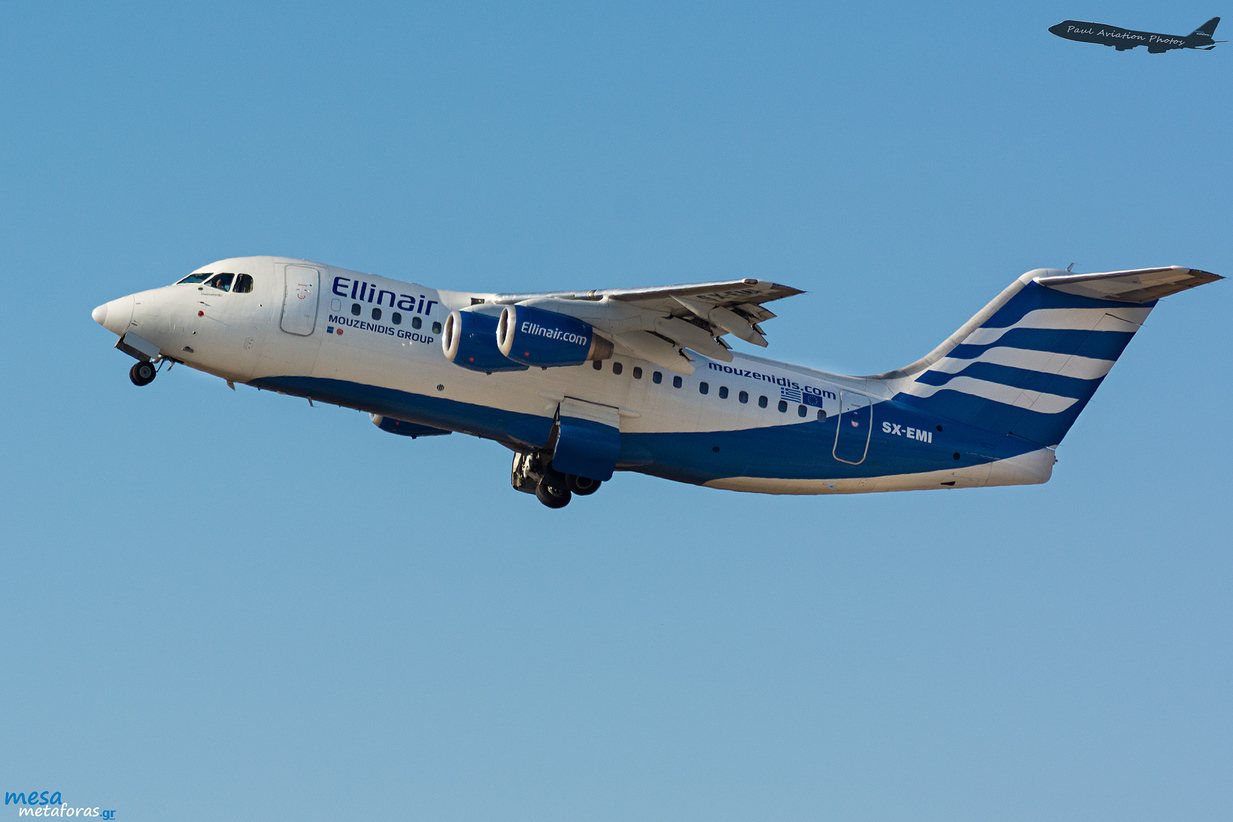 Avro RJ 85 - BRITISH AEROSPACE AVRO RJ85 SX-EMI ELLINAIR - Airplane Gallery