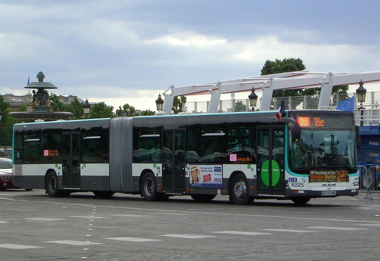 MAN A23 - MAN A23 #4658 RATP - Bus Gallery