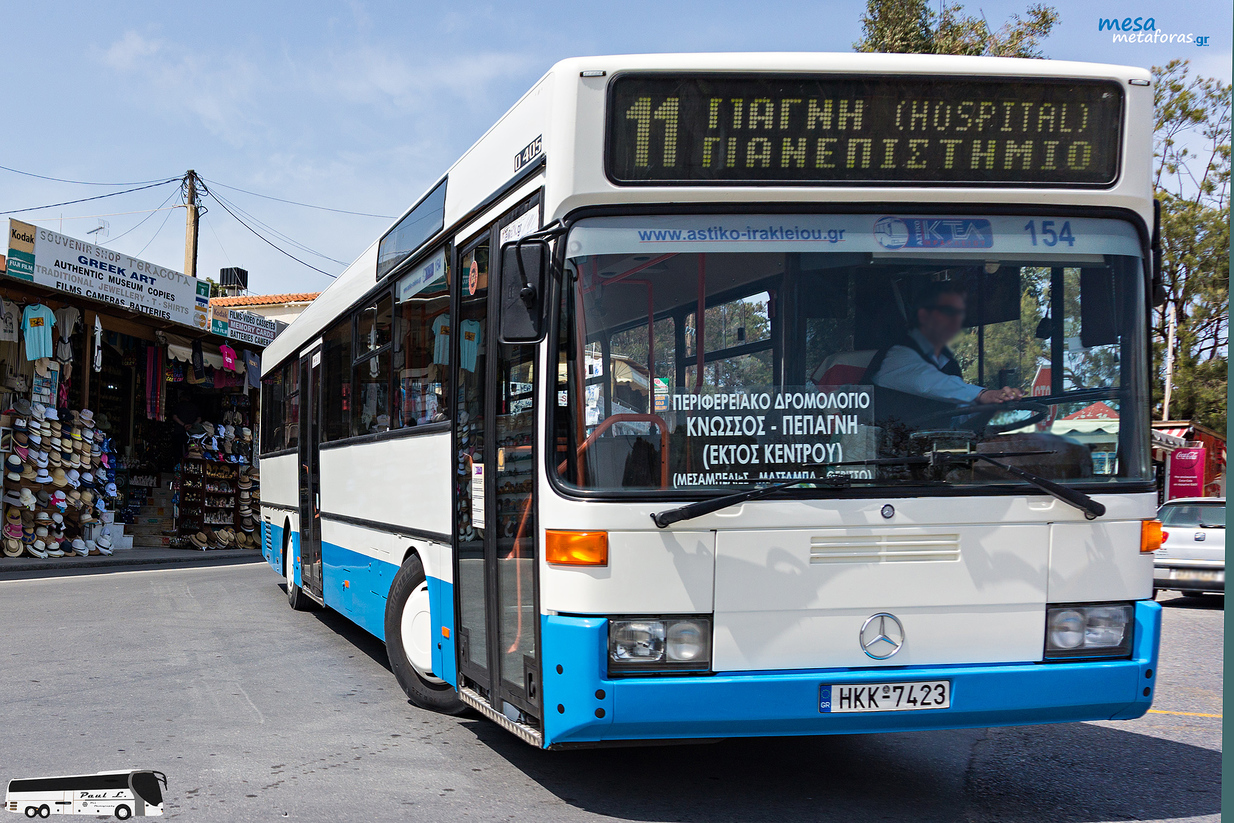 Mercedes Benz O405 - MB O405 #154 ΚΤΕΑΛ ΗΡΑΚΛΕΙΟΥ - Bus Gallery