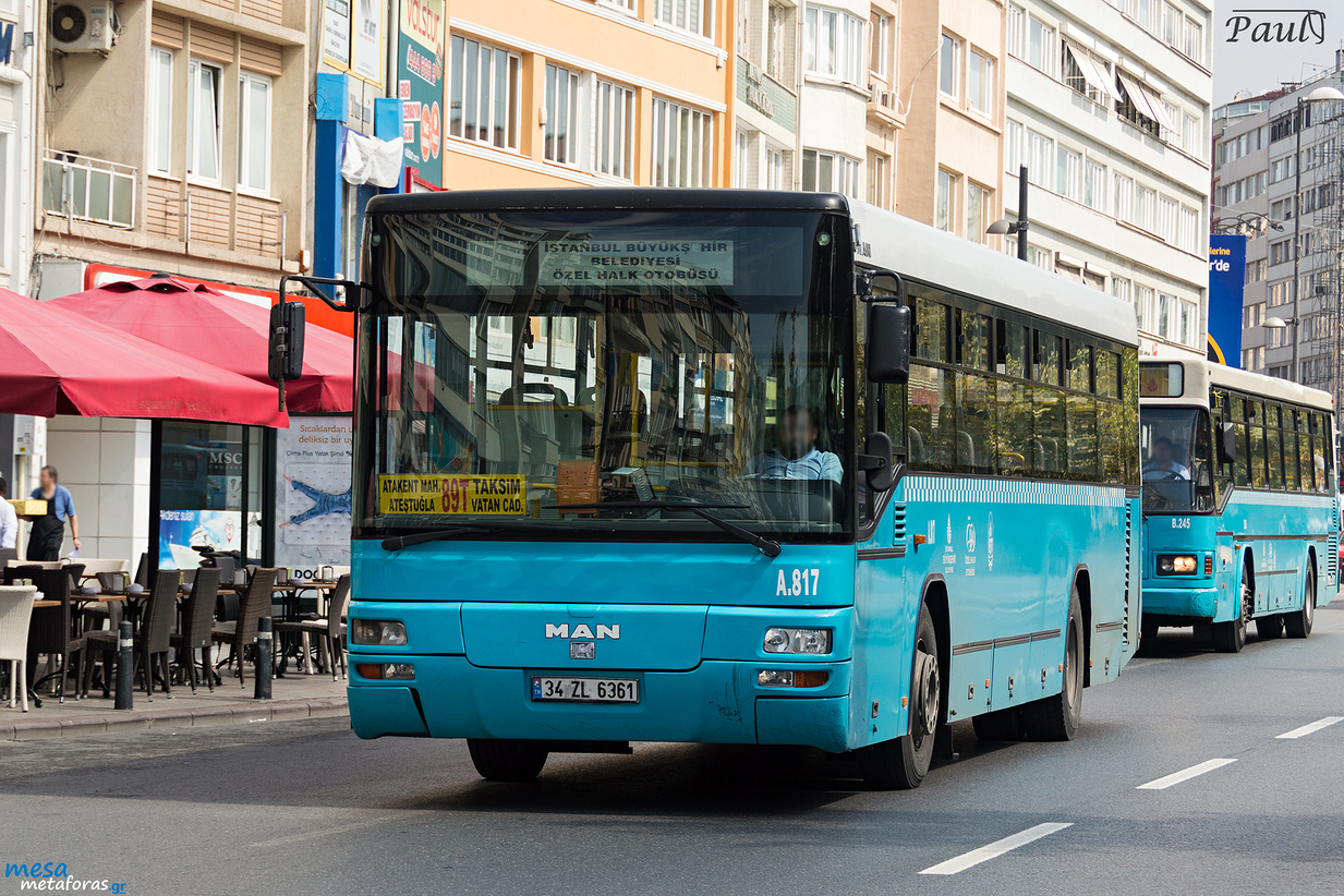 Ozel Halk Otobüsleri - MAN A72 #A.817 ÖZEL HALK OTOBÜSLERI - Bus Gallery