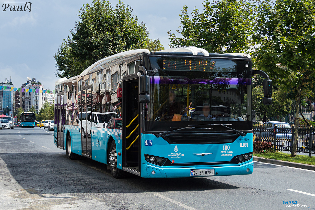 Tezeller - TEZELLER TEZAUTO LF1200 #B.091 ÖZEL HALK OTOBÜSLERI - Bus ...
