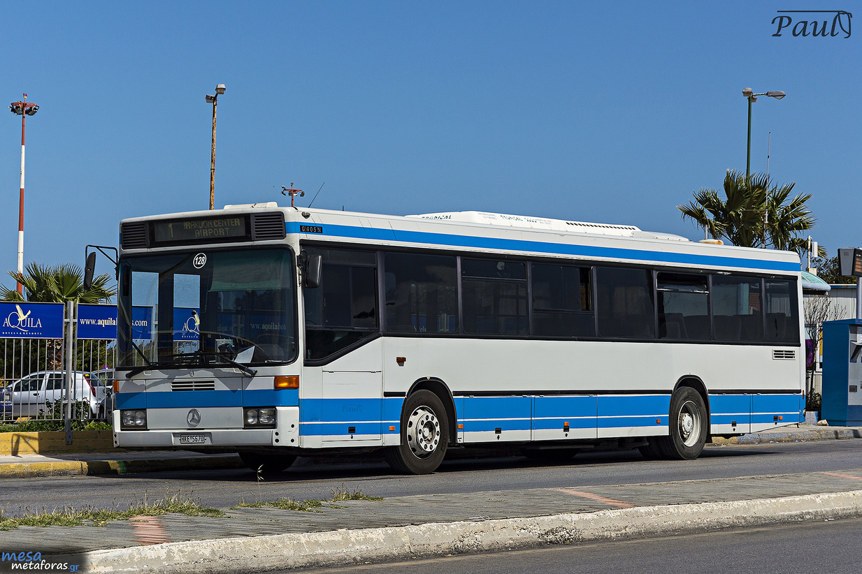 Mercedes Benz O405N - MB O405N #128 ΚΤΕΑΛ ΗΡΑΚΛΕΙΟΥ - Bus Gallery