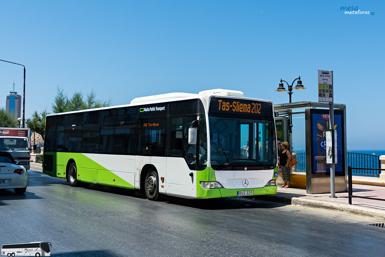 Malta Public Transports (MPT) - MB CITARO C1-FL RL #329 MALTA PUBLIC ...