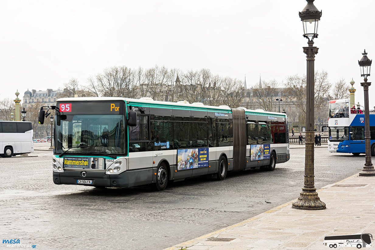 Irisbus Citelis - IRISBUS CITÉLIS 18 #1652 RATP - Bus Gallery