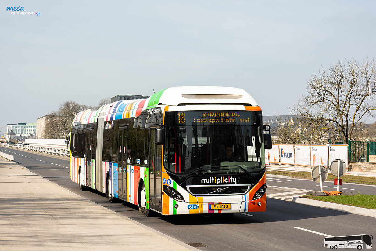 AVL - VOLVO 7900A HYBRID #796 AVL - Bus Gallery
