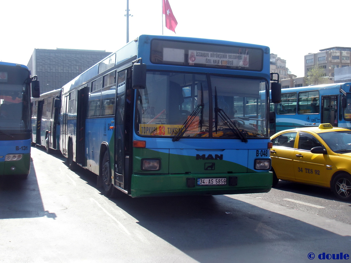 Ozel Halk Otobüsleri - MAN SL222 #B048 OZEL HALK ΚΩΝΣΤΑΝΤΙΝΟΥΠΟΛΗ - Bus ...