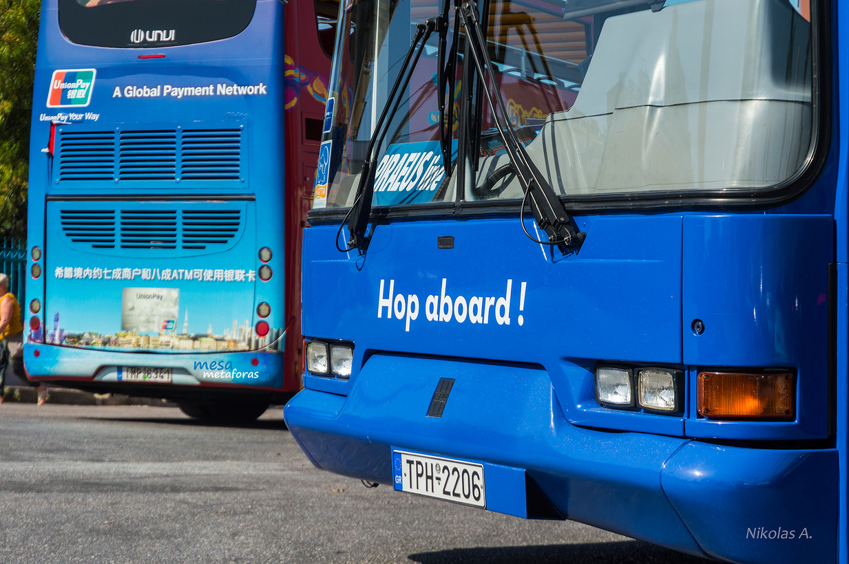 Sights of Athens - ELC DENNIS TRIDENT II LOLYNE SIGHTS OF PIRAEUS - Bus ...