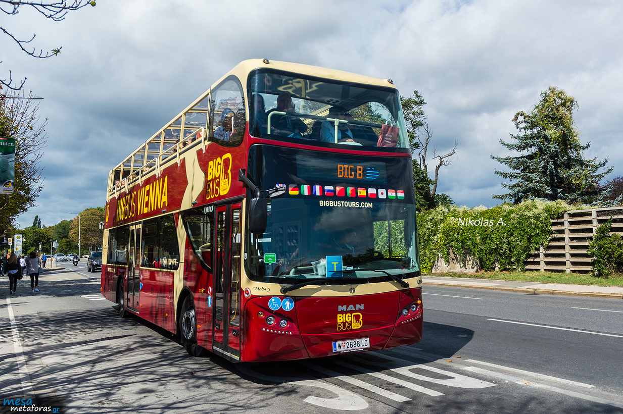 Unvi - MAN NL283F UNVI URBIS 2.5DD BIGBUS VIENNA - Bus Gallery