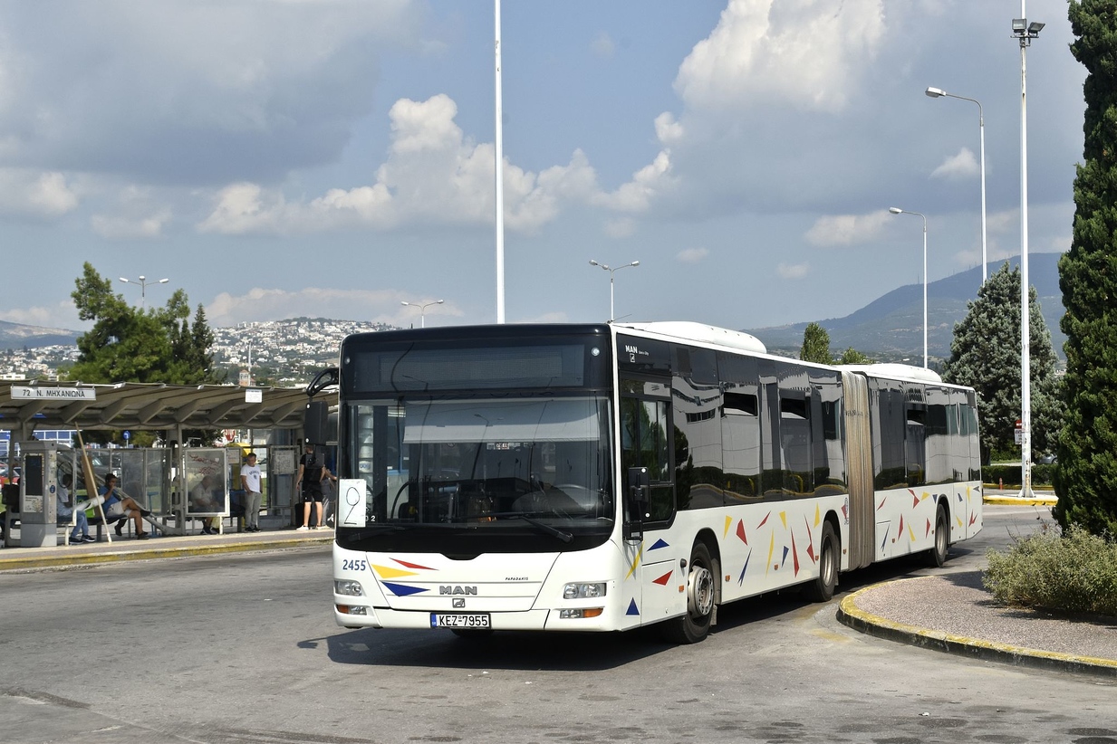 MAN A23-II (leasing) - MAN NG324 LION'S CITY G A23 #2455 ΟΑΣΘ - Bus Gallery