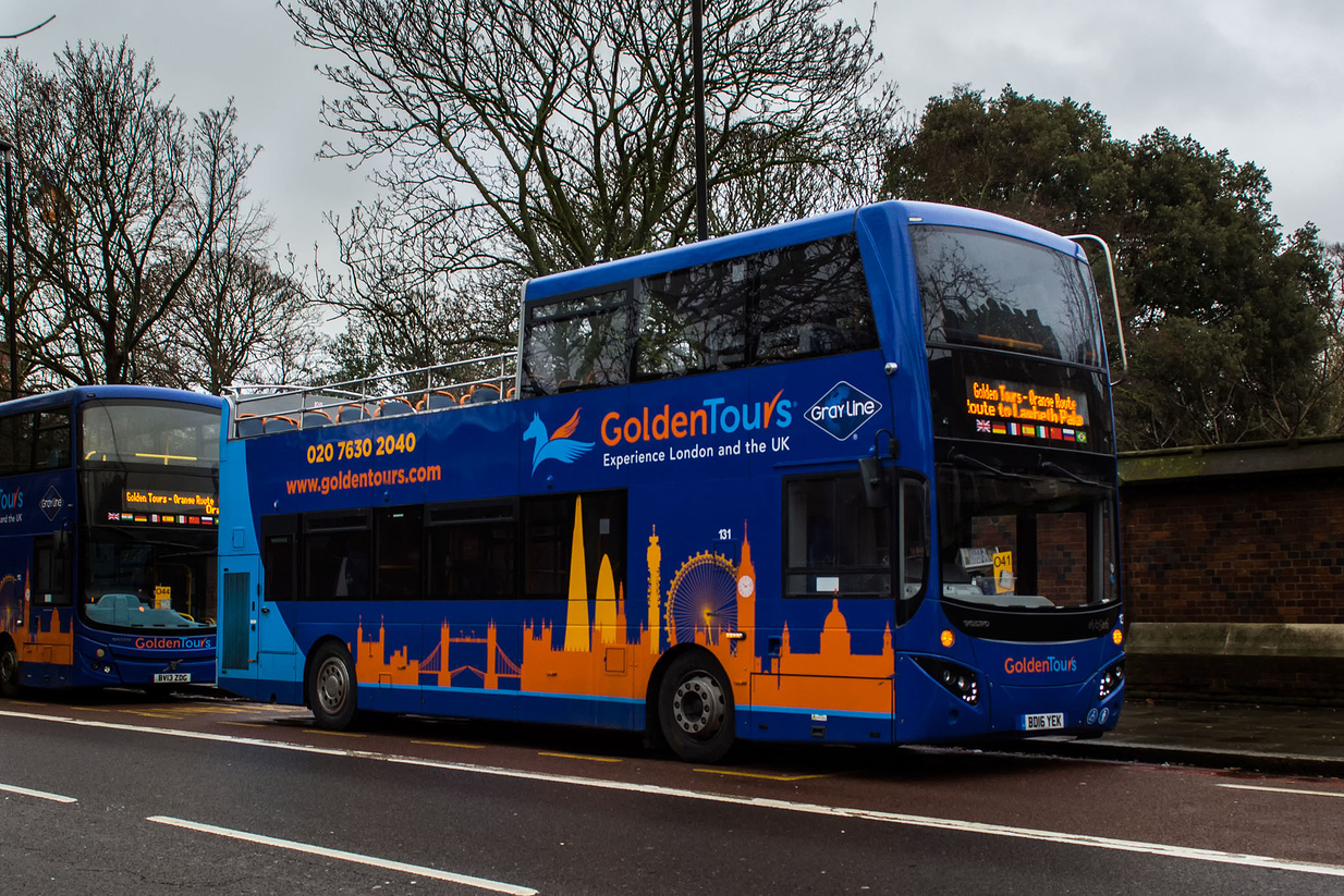 Other Operators - VOLVO B5TL - MCV EVOSETI PO75F #131 GOLDEN TOURS ...