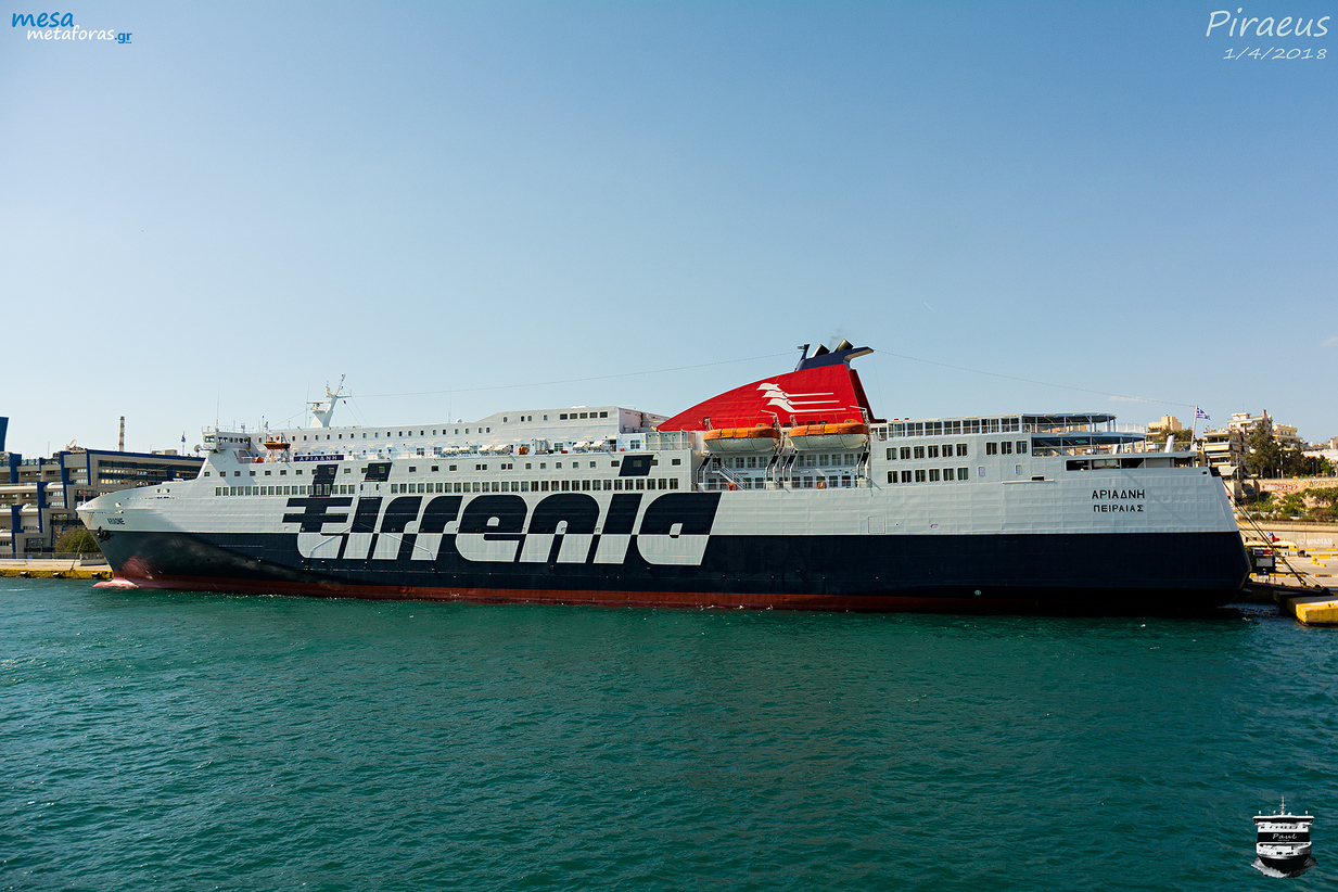 Αριάδνη (1996) (IMO:9135262) - ARIADNE - HELLENIC SEAWAYS - Ship Gallery