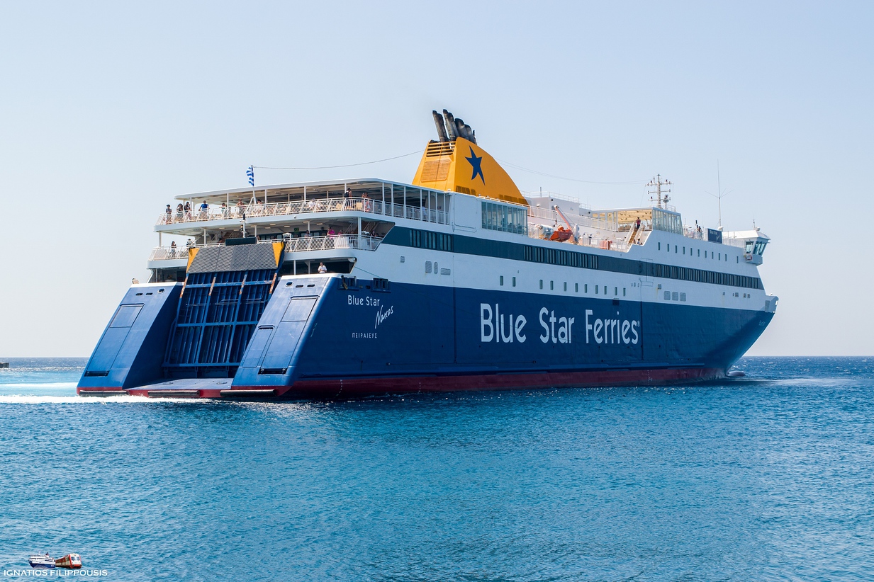 Blue Star Naxos (2002) (IMO:9241786) - BLUE STAR NAXOS - BLUE STAR FERRIES - Ship Gallery