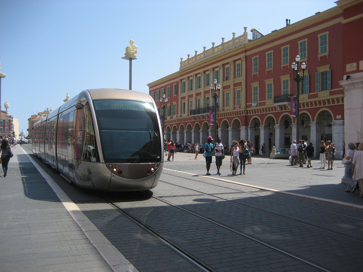 Ligne d'azur - ALSTOM CITADIS #8 LIGNES d' AZUR - ΝΙΚΑΙΑ - Train Gallery