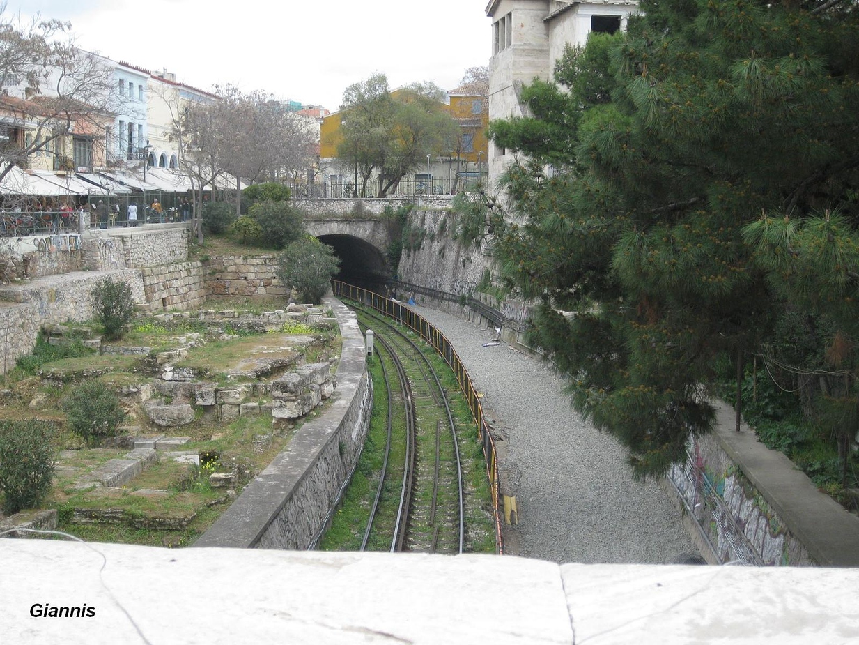 Μοναστηράκι - Θησείο - ΑΝΑΚΑΙΝΙΣΗ ΓΡΑΜΜΗΣ ΗΣΑΠ - ΑΡΧΑΙΑ ΑΓΟΡΑ - Train ...