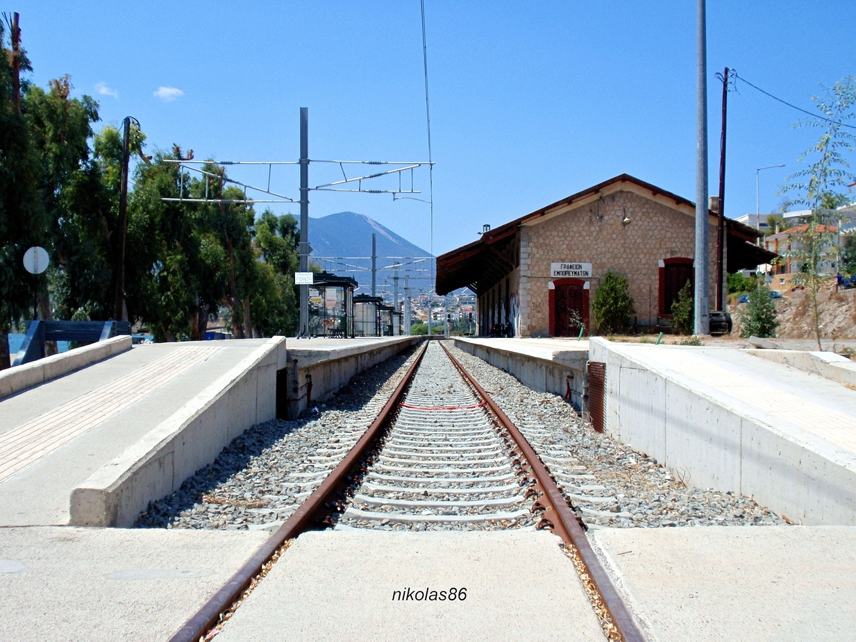 Σταθμοί - ΣΙΔΗΡΟΔΡΟΜΙΚΟΣ ΣΤΑΘΜΟΣ ΧΑΛΚΙΔΑΣ - Train Gallery